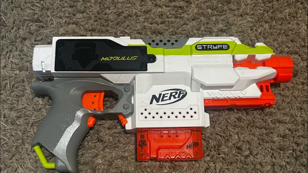 [REVIEW] - Nerf Modulus Stryfe - The GOAT Itself! - YouTube