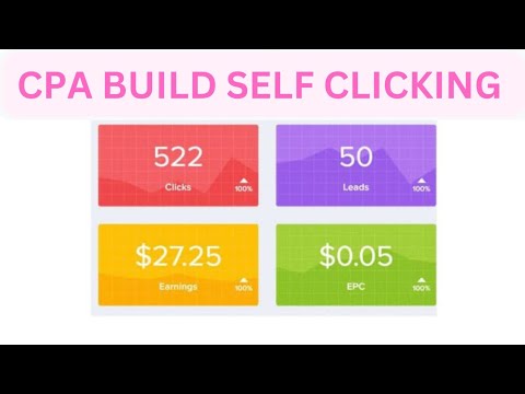 CPA Marketing; Get an APPROVED Cpa Build Account For Self Clicking ASAP ...