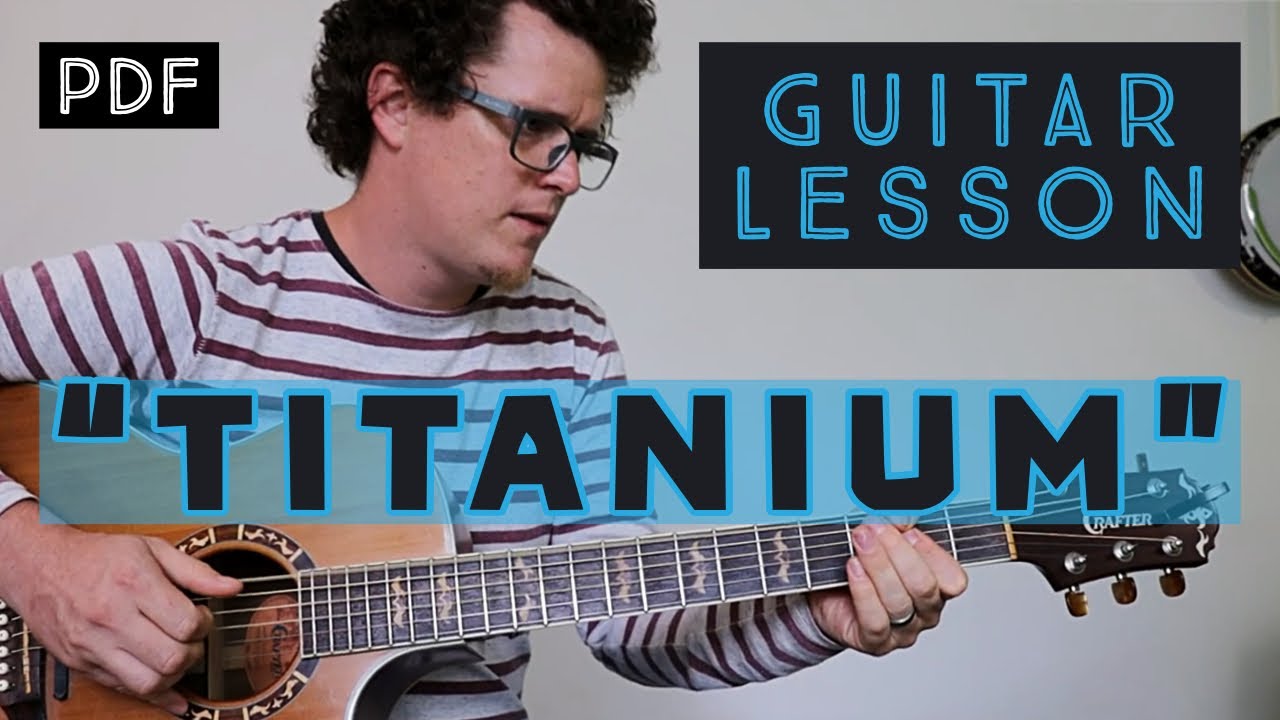 Titanium David feat Sia Beginner Guitar Lesson Tutorial - YouTube