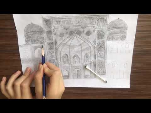 TARİHİ MEKAN ÇİZİMİ KARAKALEM