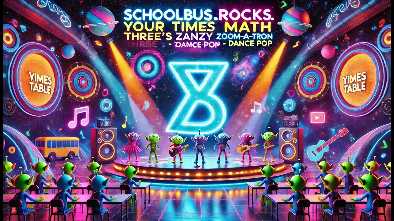 SchoolBus.Rocks Your Math - GEN Times Table: Three’s Zany Zoom-a-Tron ...