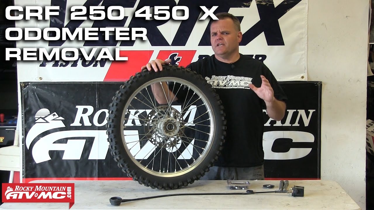 Honda CRF250X & 450X Odometer Removal - YouTube