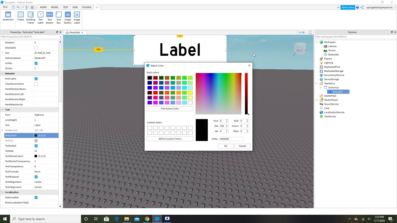 How to make a textLable change texts in roblox - YouTube