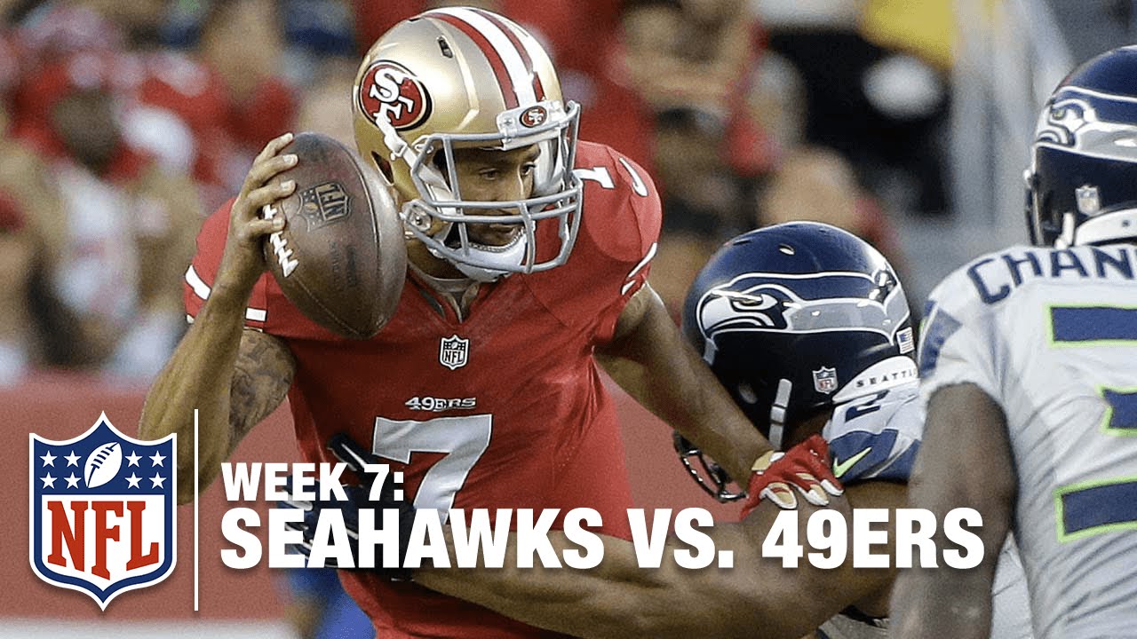 Kaepernick Sacked Seahawks