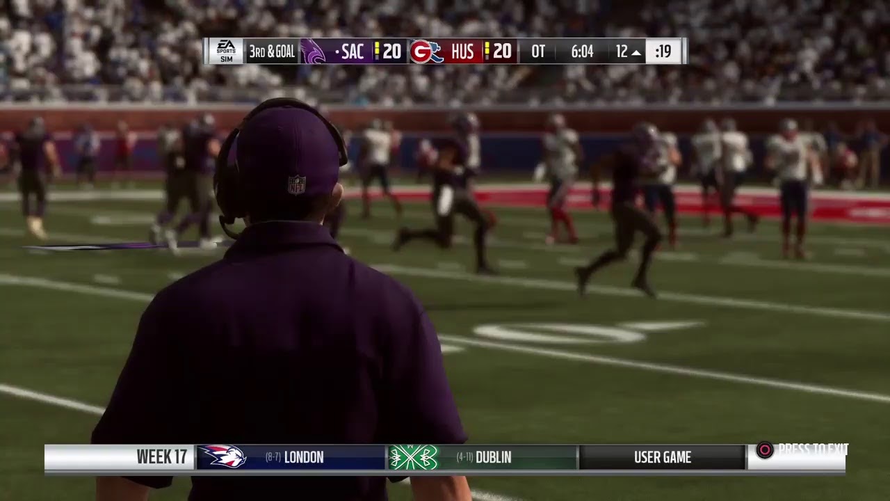 NAFL Season 9 Week 5: Sacramento Condors @ Houston Gunners - YouTube