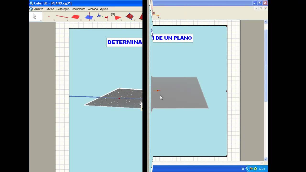 Geometría del Espacio:El Plano. - YouTube