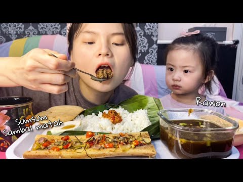 MUKBANG RAWON PAKE SUMSUM SAMBAL MATAH DITEMENIN SAMA JADINE🥰 - JENNYYEN