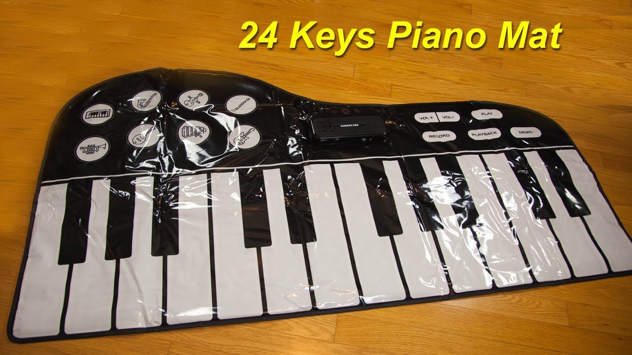 24 Keys Piano Mat for Christmas! - YouTube