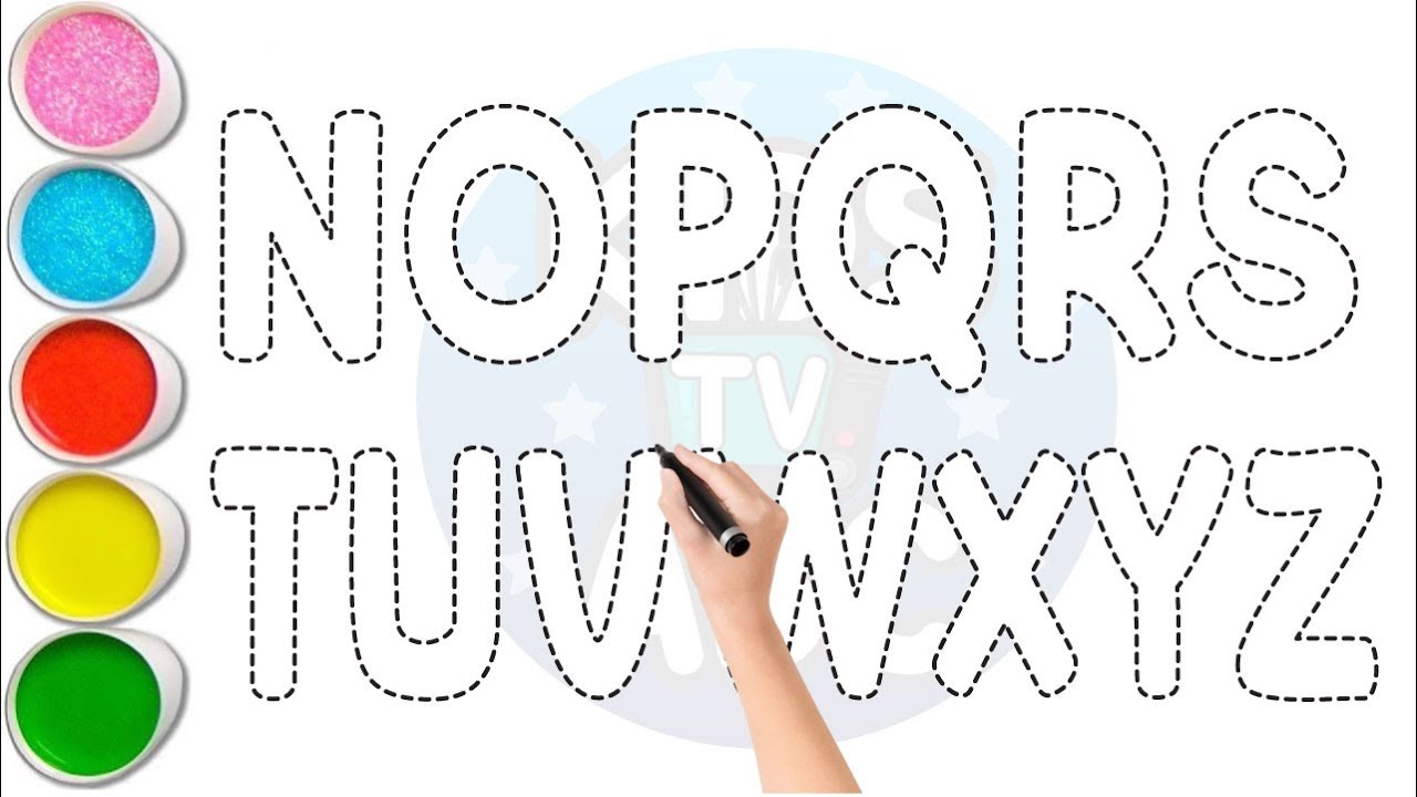 ABC for Kids | Alphabet writing for kids | N to Z | Write the alphabet ...