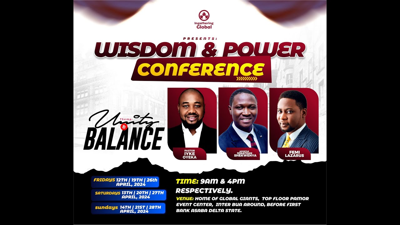 WK 2 _ DAY 1 || WISDOM AND POWER CONFERENCE 2024 - YouTube