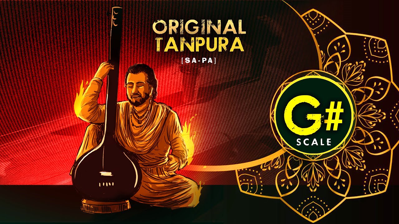 TANPURA G# | ORIGINAL TANPURA | Kali 4 | FEMALE RIWAZ TANPURA | VOICE ...