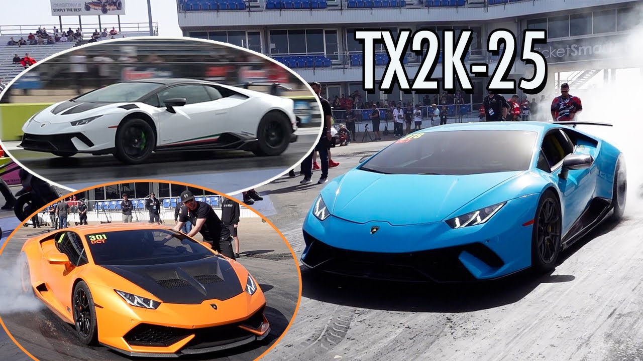 10,000+ WHP OF TWIN TURBO LAMBORGHINI'S AT TX2K 25 - WHO WAS QUICKEST ...