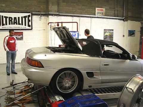 3sgte SW20 MR2 Spider on Dyno #2 - YouTube