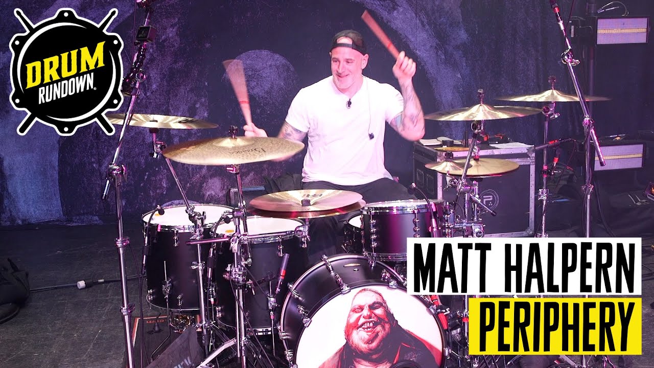 Periphery's Matt Halpern || Drum Rundown - YouTube