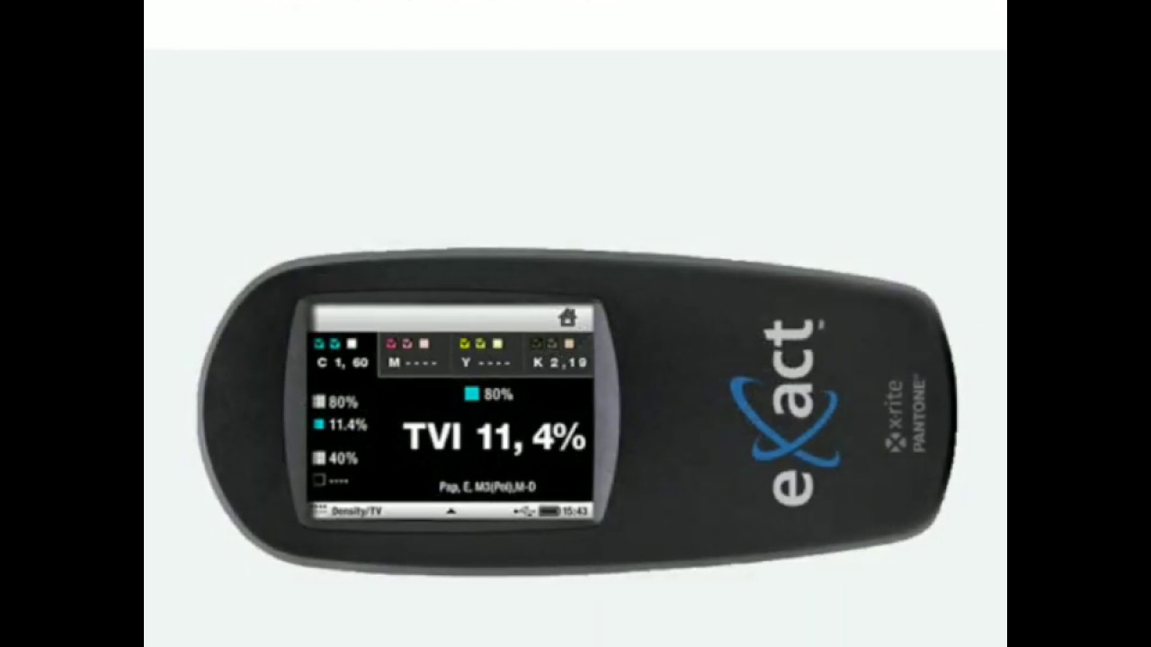 X- Rite EXact Basic Densitometer - YouTube