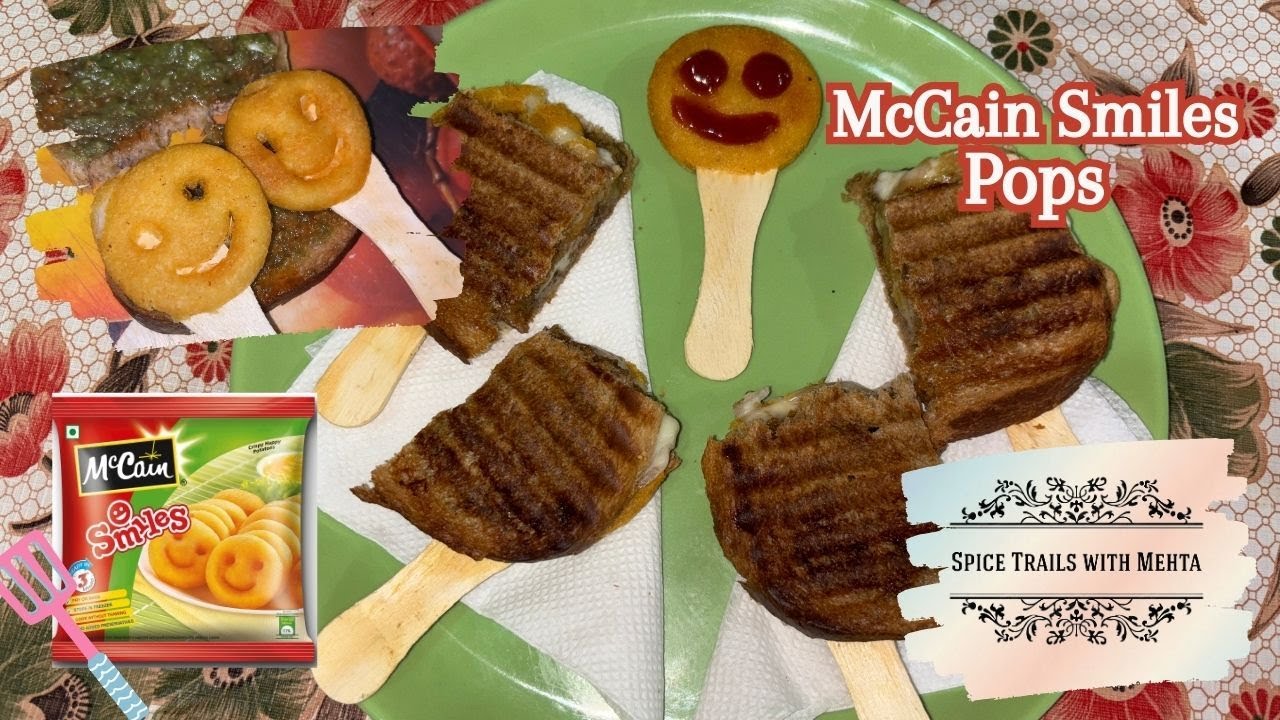 McCain Smiles Pops | Fun & Crispy Smiley on a Stick | Spice Trails with ...