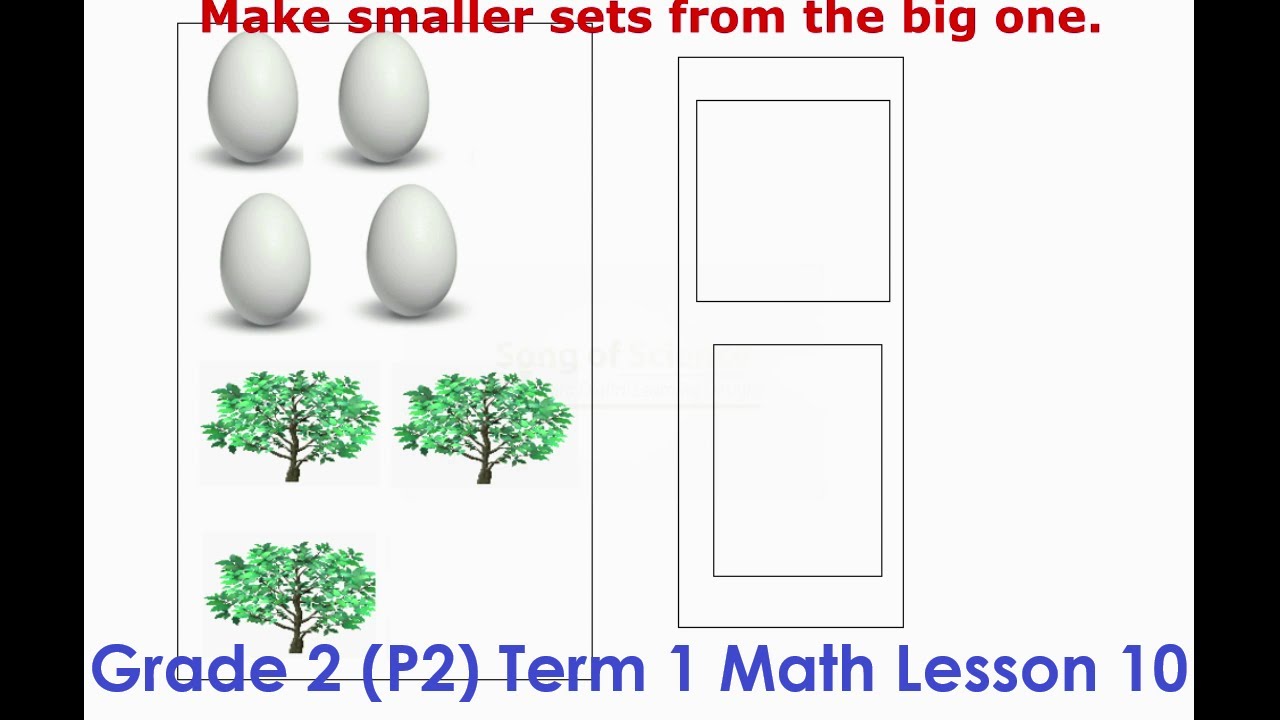Grade 2 P2 Term1 Math Lesson 10 Making Smaller Sets From Big Ones - YouTube
