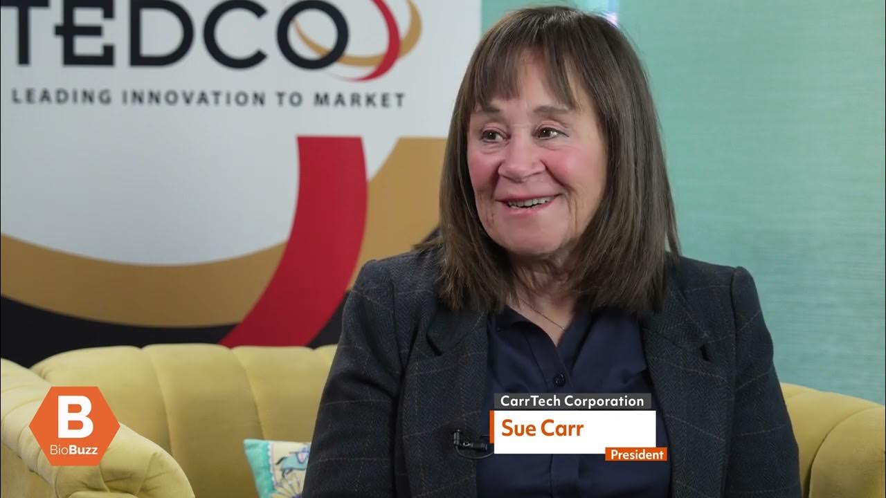 Sue Carr, RPh, Founder & CEO, CarrTech, at the 2024 TEDCO Entrepreneur Expo - YouTube