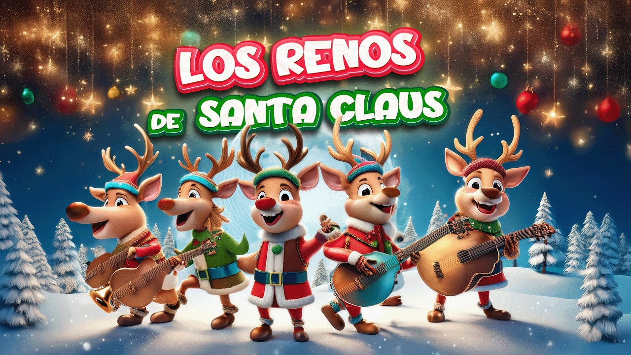 Los Renos de Santa Claus 🎄 | Amiguitos | Canciones para niños ...