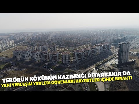 Diyarbakır'ın Metropolleri Aratmayan Lüks Yapıları Havadan Görüntülendi