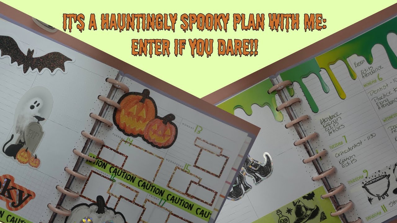 ITS A HAUNTINGLY SPOOKY PLAN WITH ME: OCT. 3-19, 2025....ENTER IF YOU ...