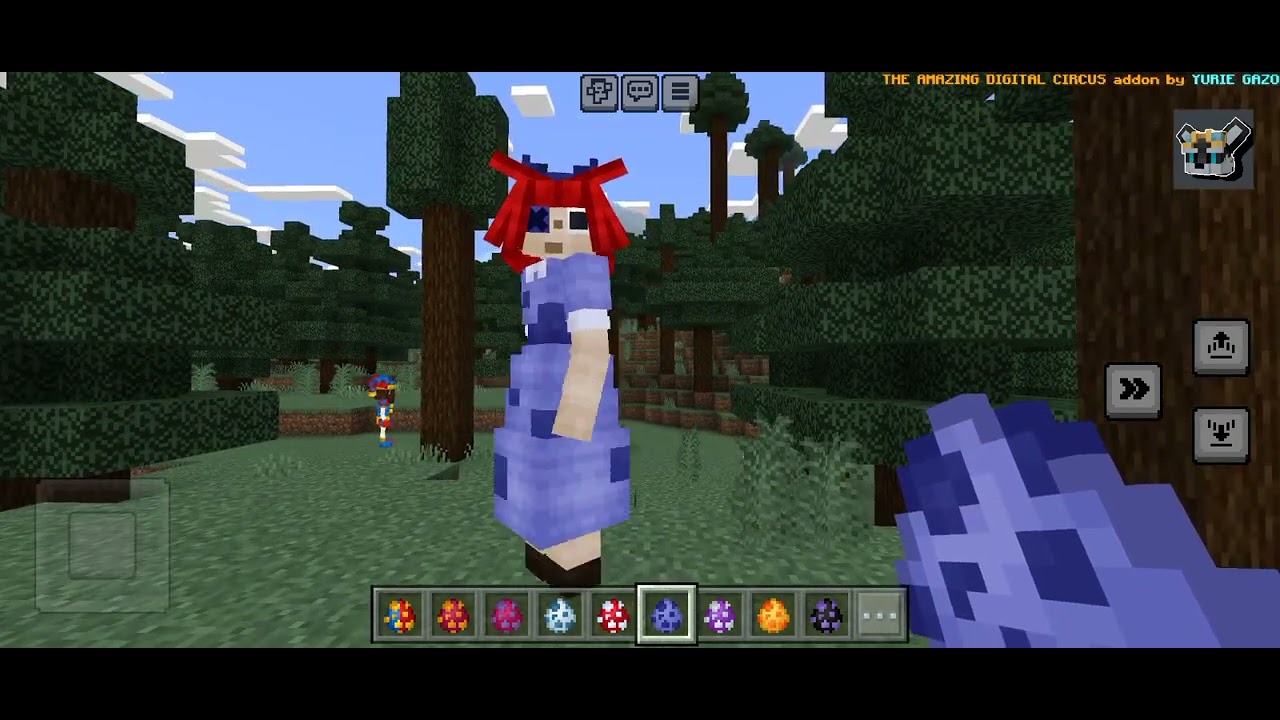 I downloaded the amazing digital circus mod in Minecraft - YouTube