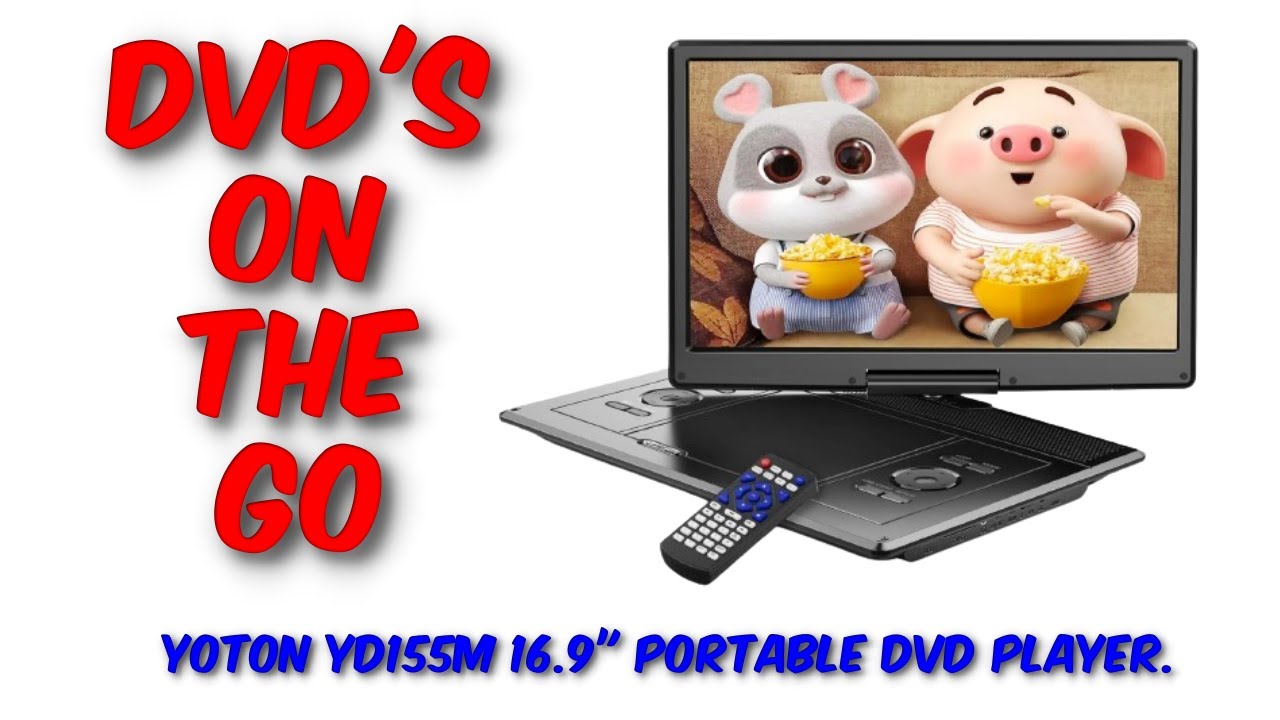 YOTON YD155M 16.9" Portable DVD Player Review - YouTube