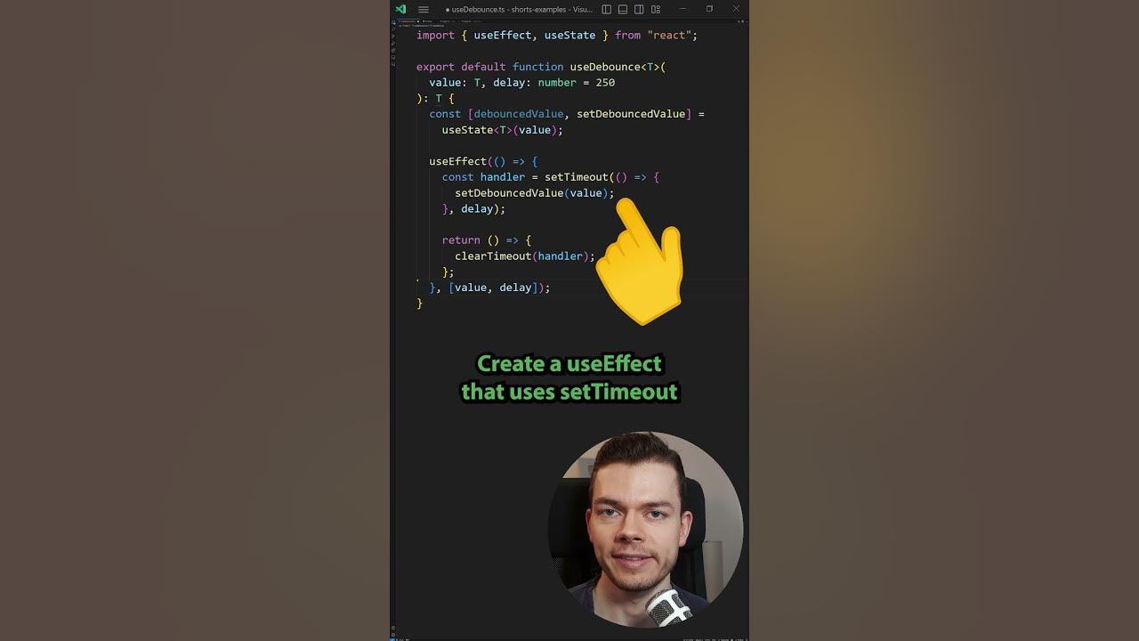 React Debounce Hook 馃敟 Reactjs Reactjstutorial Webdevelopment