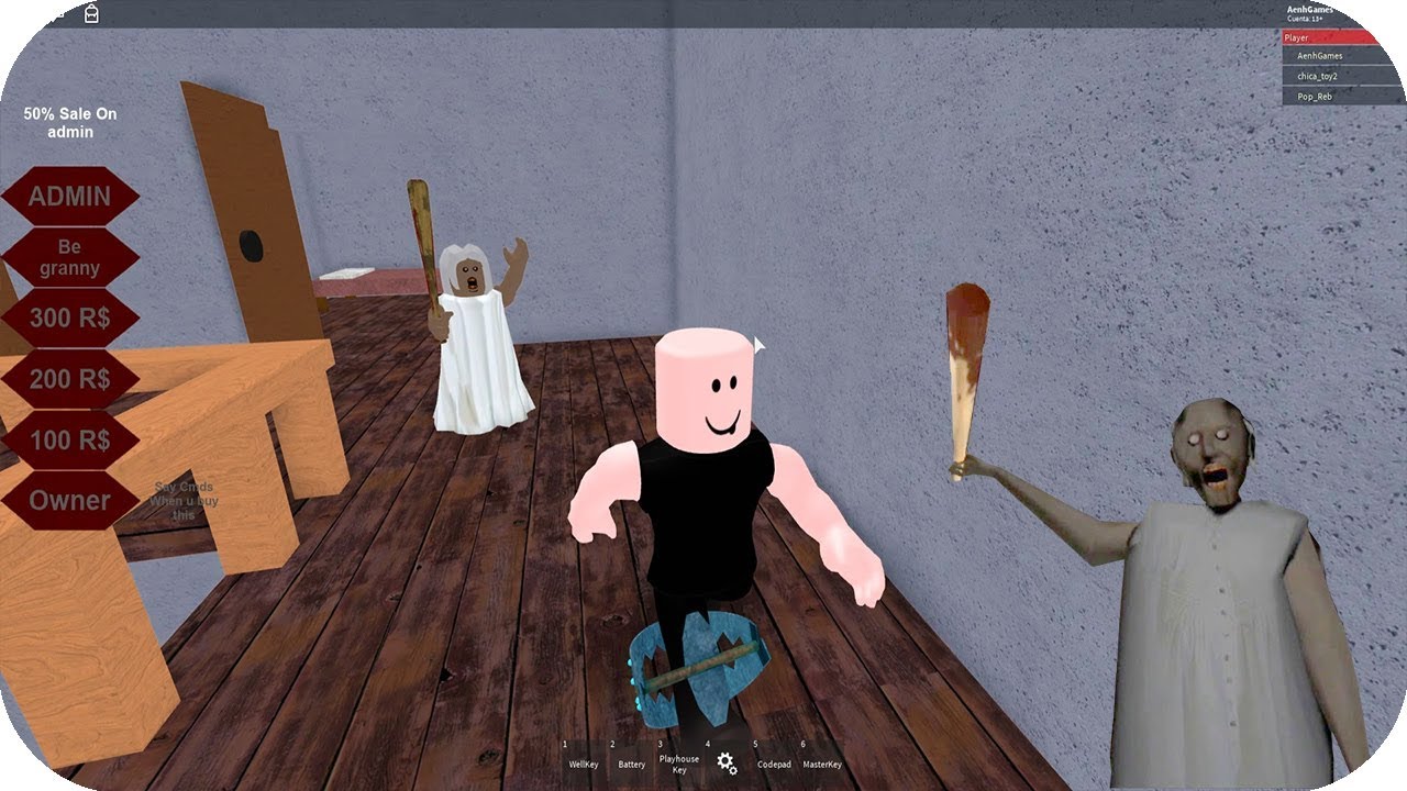 Aenh vs Granny en roblox - Aenh roblox pe juegos gratis - YouTube