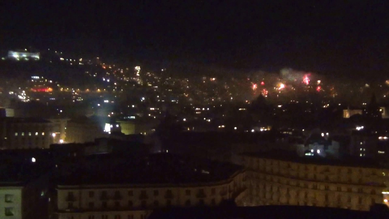 2016-2017 Naples Italy New Year's Fireworks - YouTube