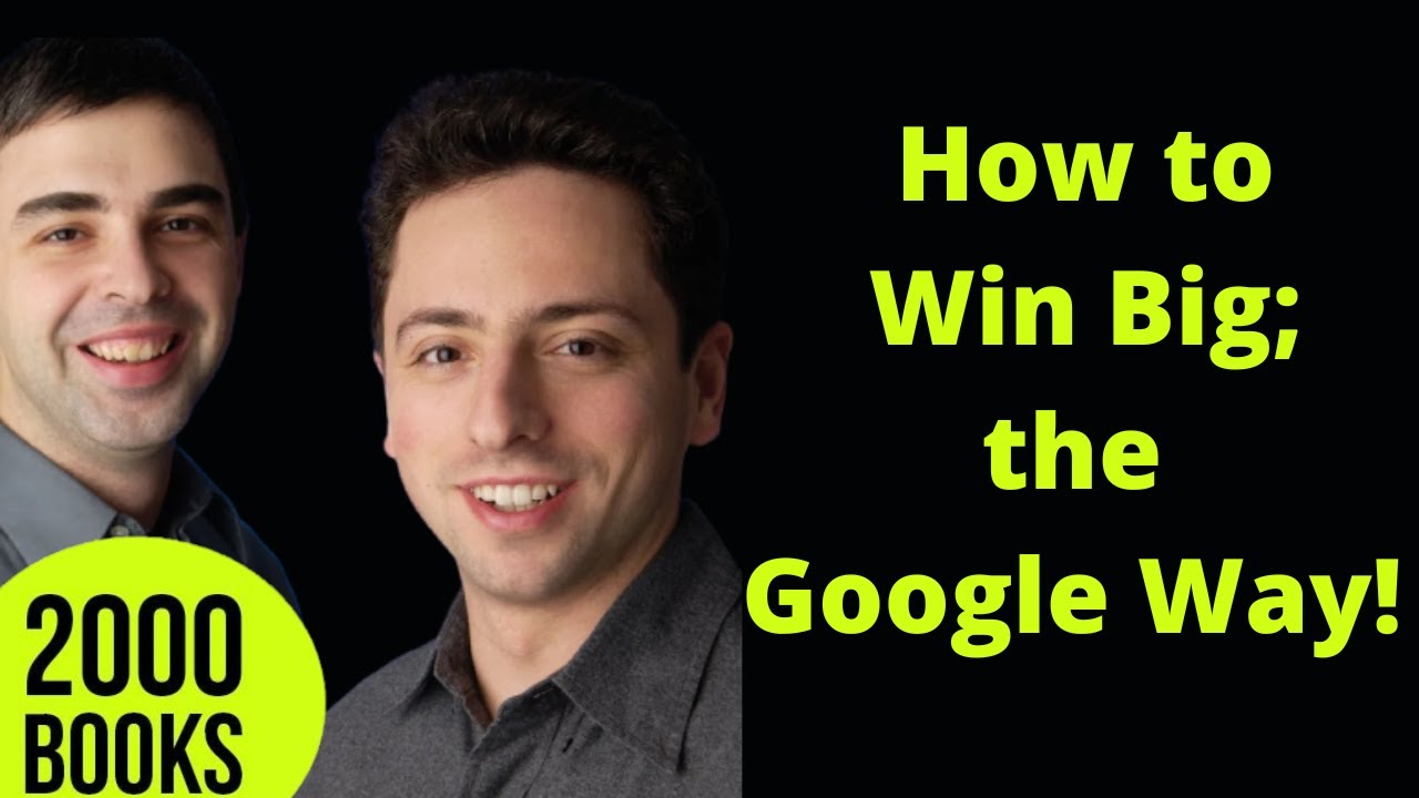 How to Win Big; the Google Way | Little Bets - Peter Sims - YouTube