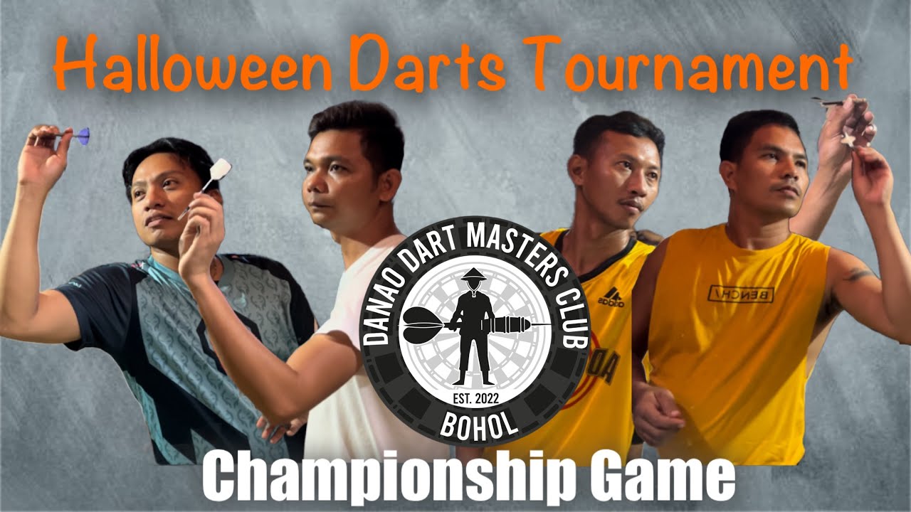 HALLOWEEN DART TOURNAMENT CHAMPIONSHIP GAME 1| BLIND DRAW DOUBLES | DDM ...