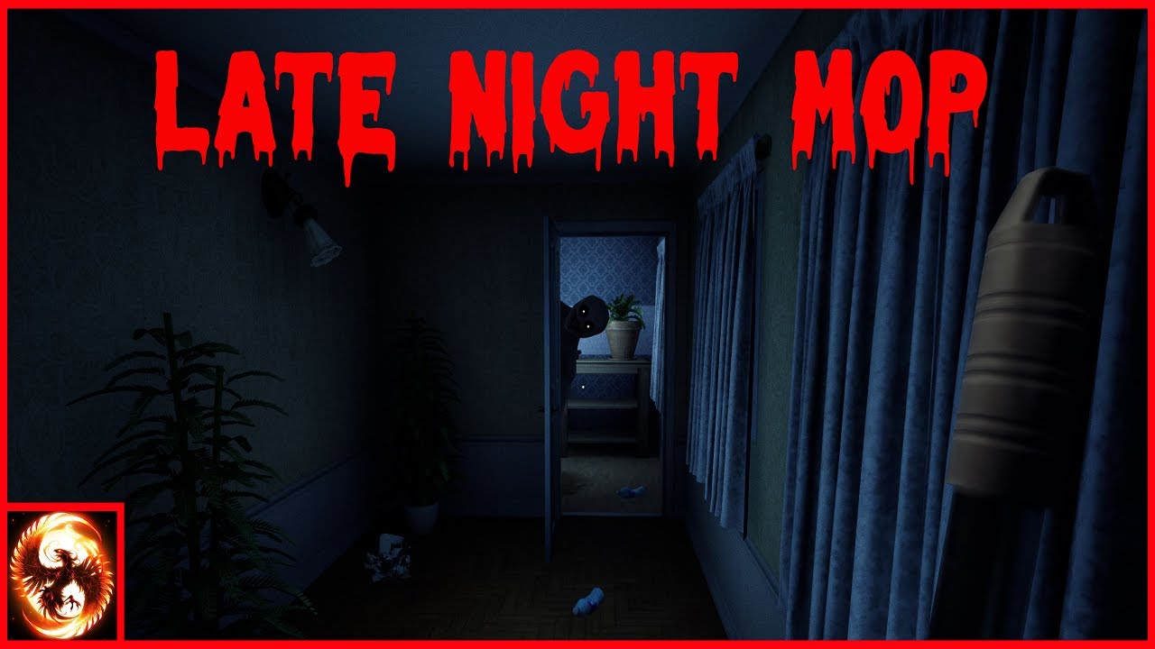 LATE NIGHT MOP (HORROR GAME) - WALKTHROUGH - ALL ENDINGS - YouTube