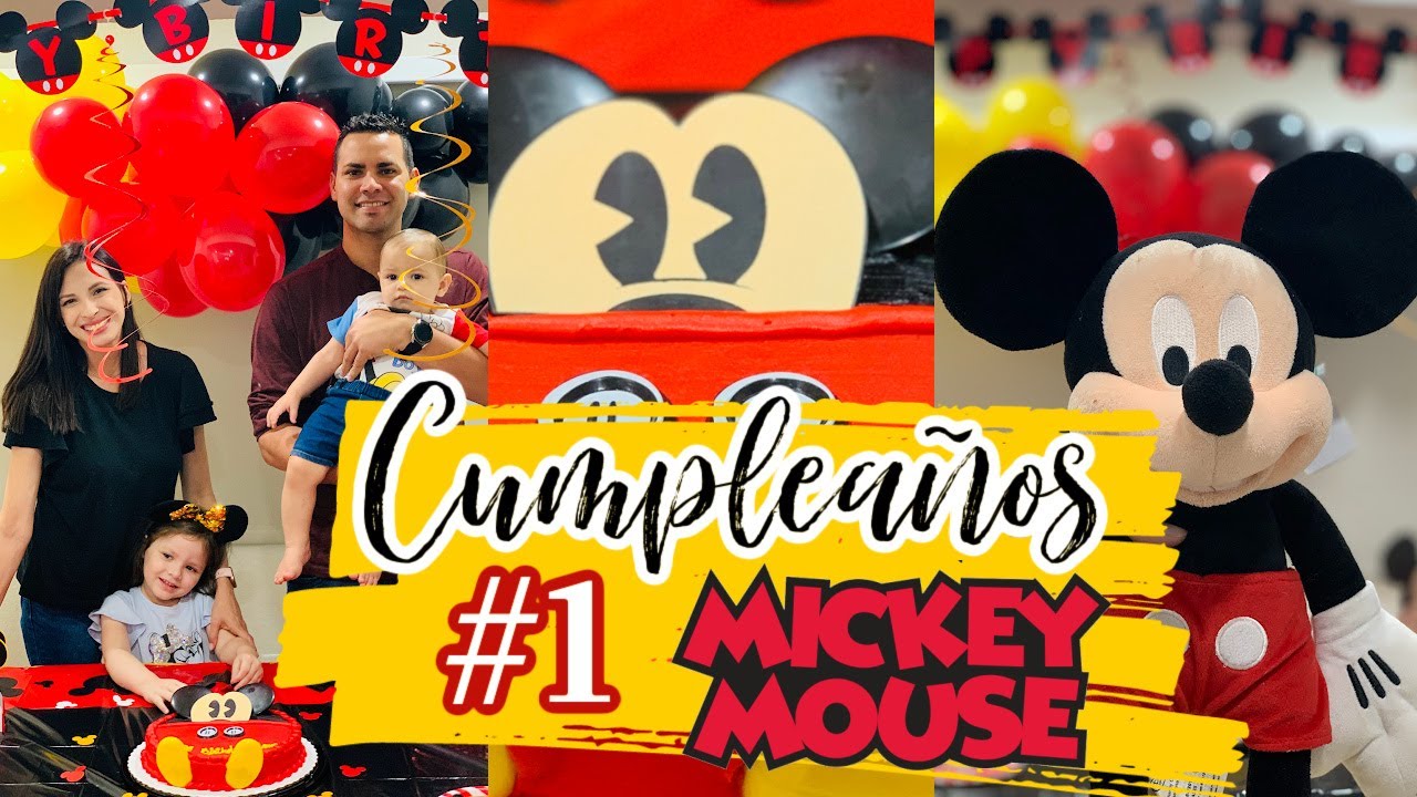 Cumpleaños Mickey Mouse | Mi Bebé Cumplió un año | Idea de Fiesta de ...