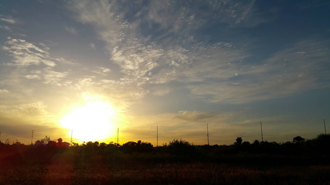 A beautiful sunrise in Los Angeles California - YouTube