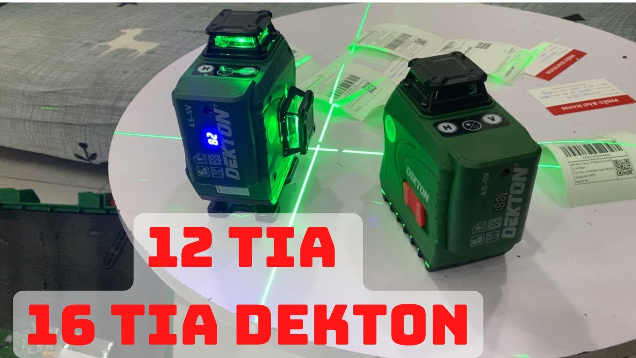 Máy bắn cos DEKTON 12 tia 16 tia DK LS1201 DK LS1601 - YouTube