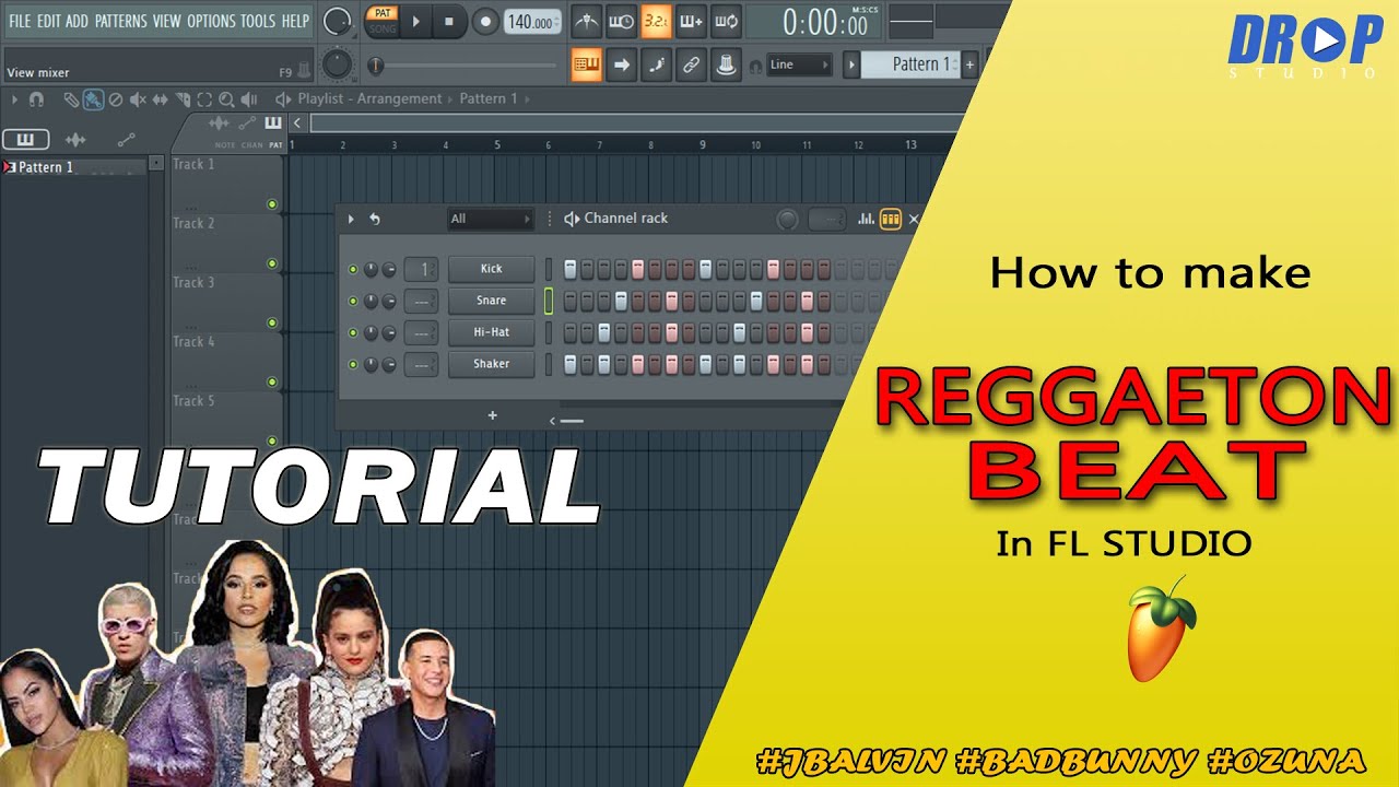 Reggaeton Beat Tutorial | Fl Studio | Hindi | Drop Studio - YouTube