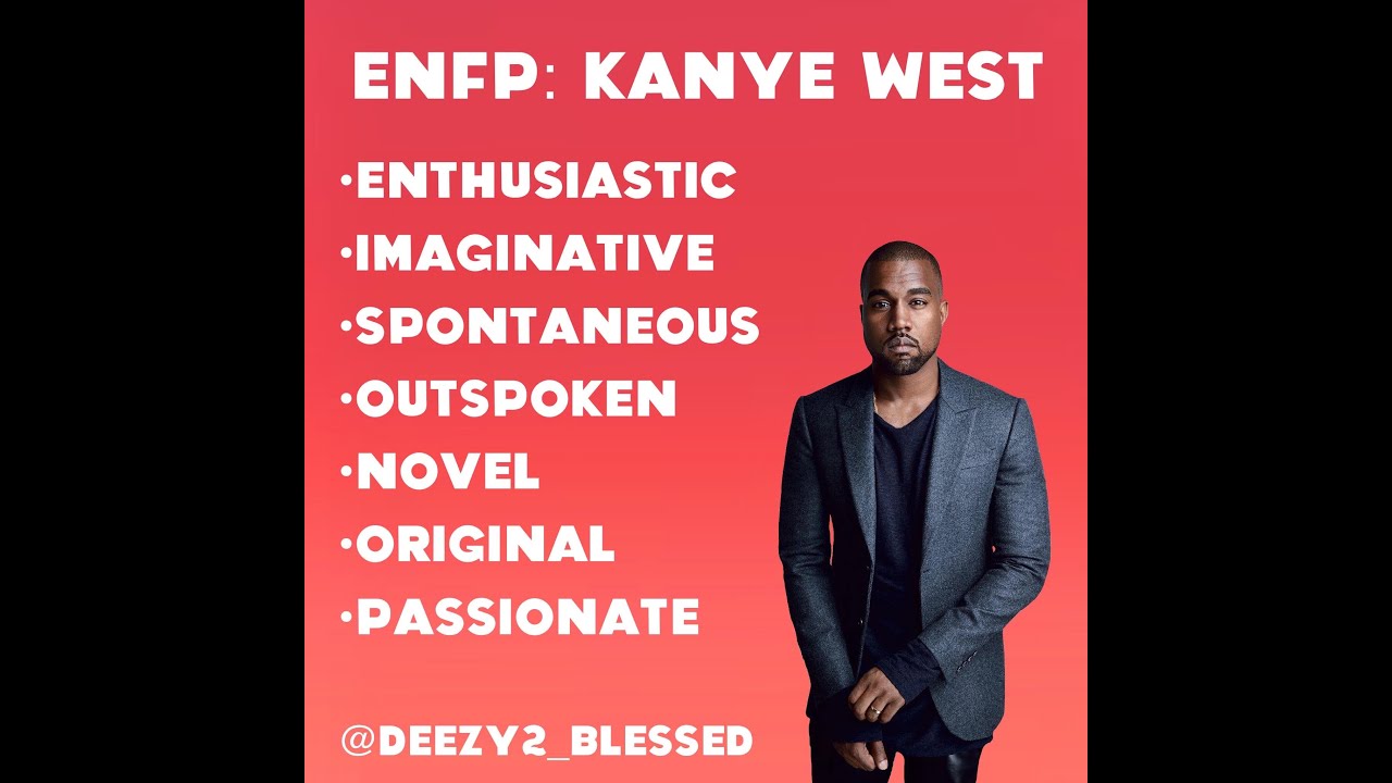 Celebrity Typing | Kanye West ENFP - YouTube