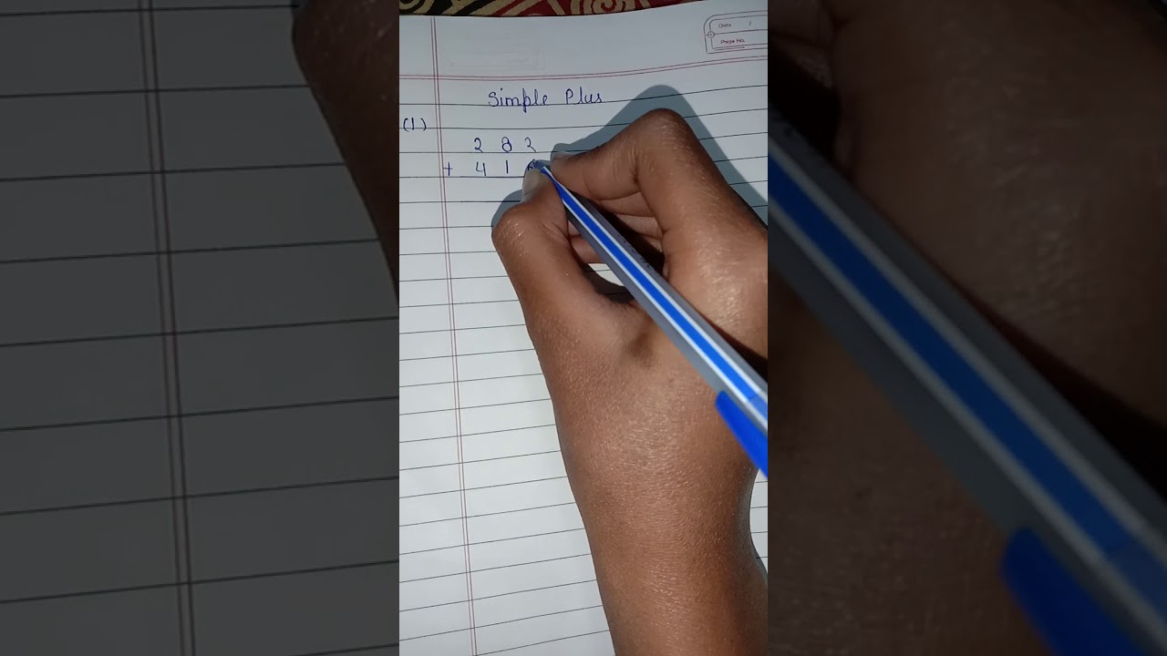 Simple plus sums - YouTube