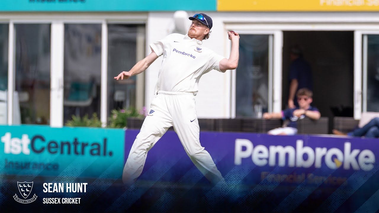 Sean Hunt reflects after taking three wickets against Yorkshire - YouTube