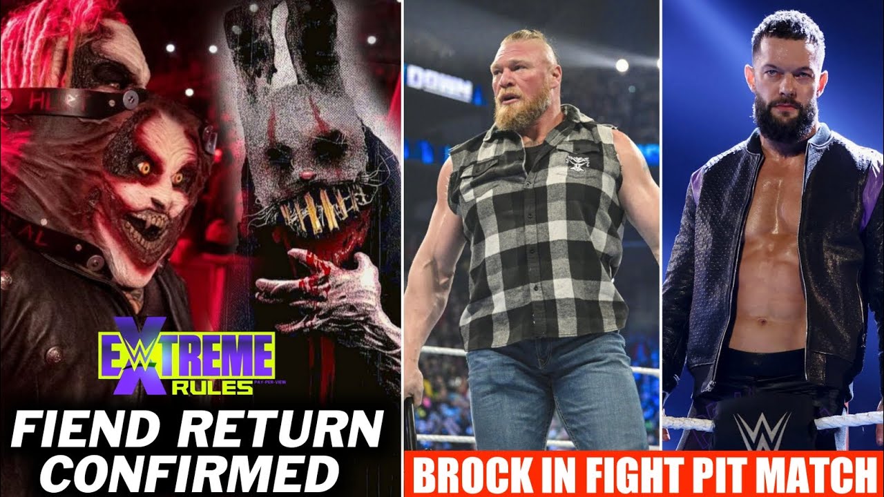 The Fiend Return at Extreme Rules Confirmed!Brock Lesnar In Fight PIT ...