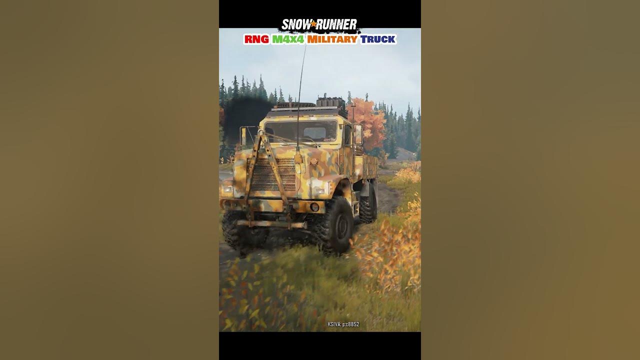 RNG M4x4 Military Truck SnowRunner Mod - YouTube