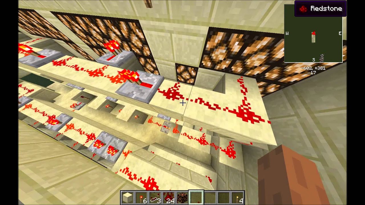 Redstone Lamp sign - YouTube