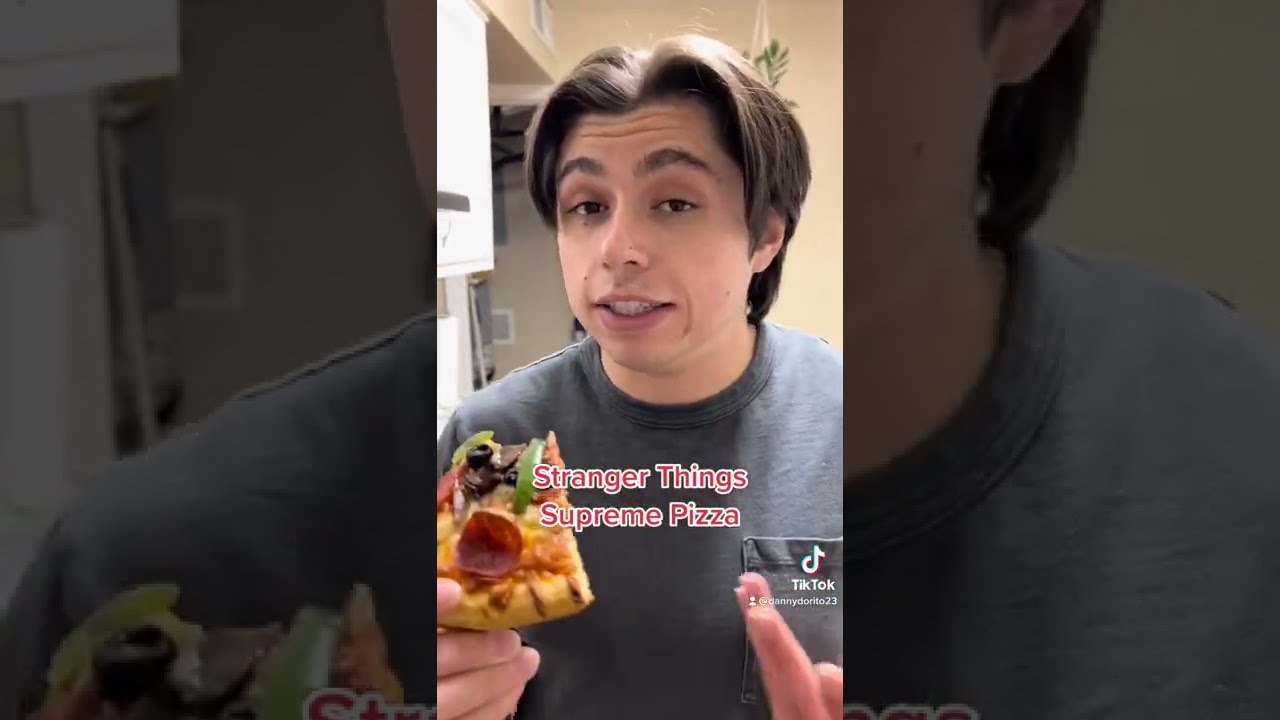 Stranger Things Supreme Pizza Review - YouTube