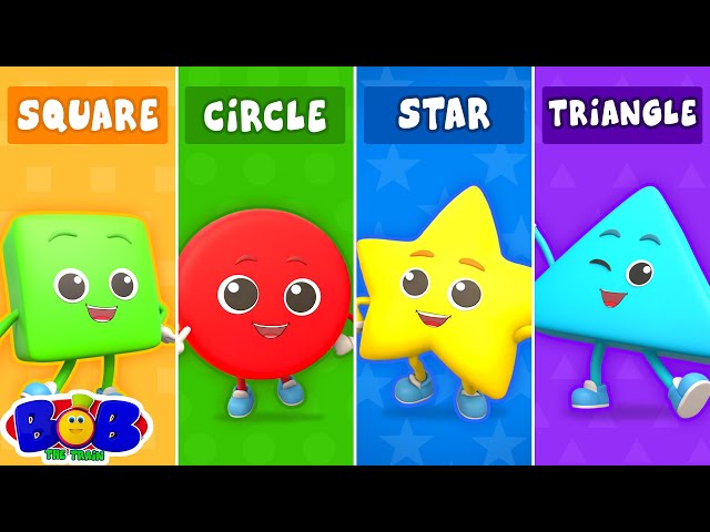 Learn Shapes with Bob the Train + More Educational Videos for Kids ...