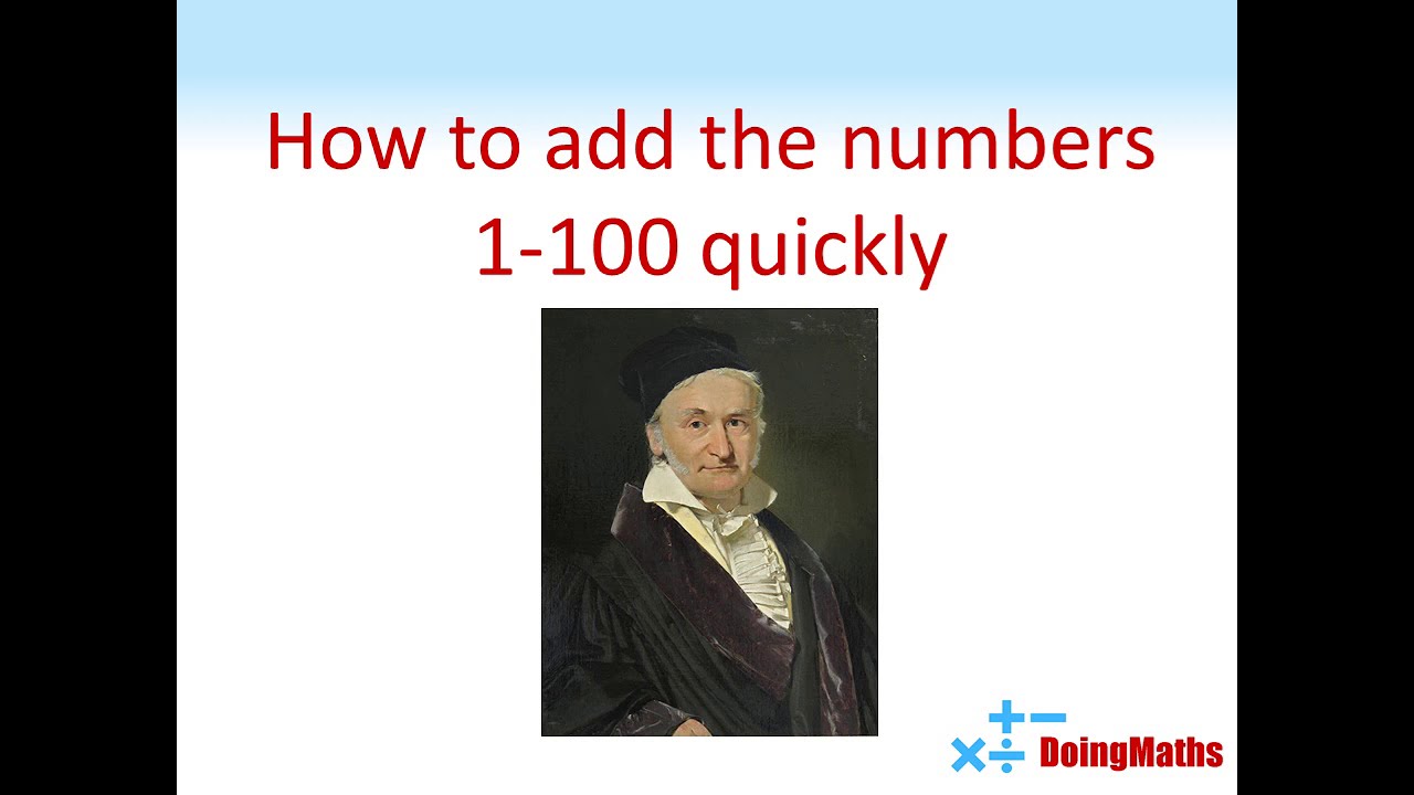 How To Add Together The Numbers 1 100 Quickly Speedy Arithmetic how-to-add-together-the-numbers-1-100-quickly-speedy-arithmetic