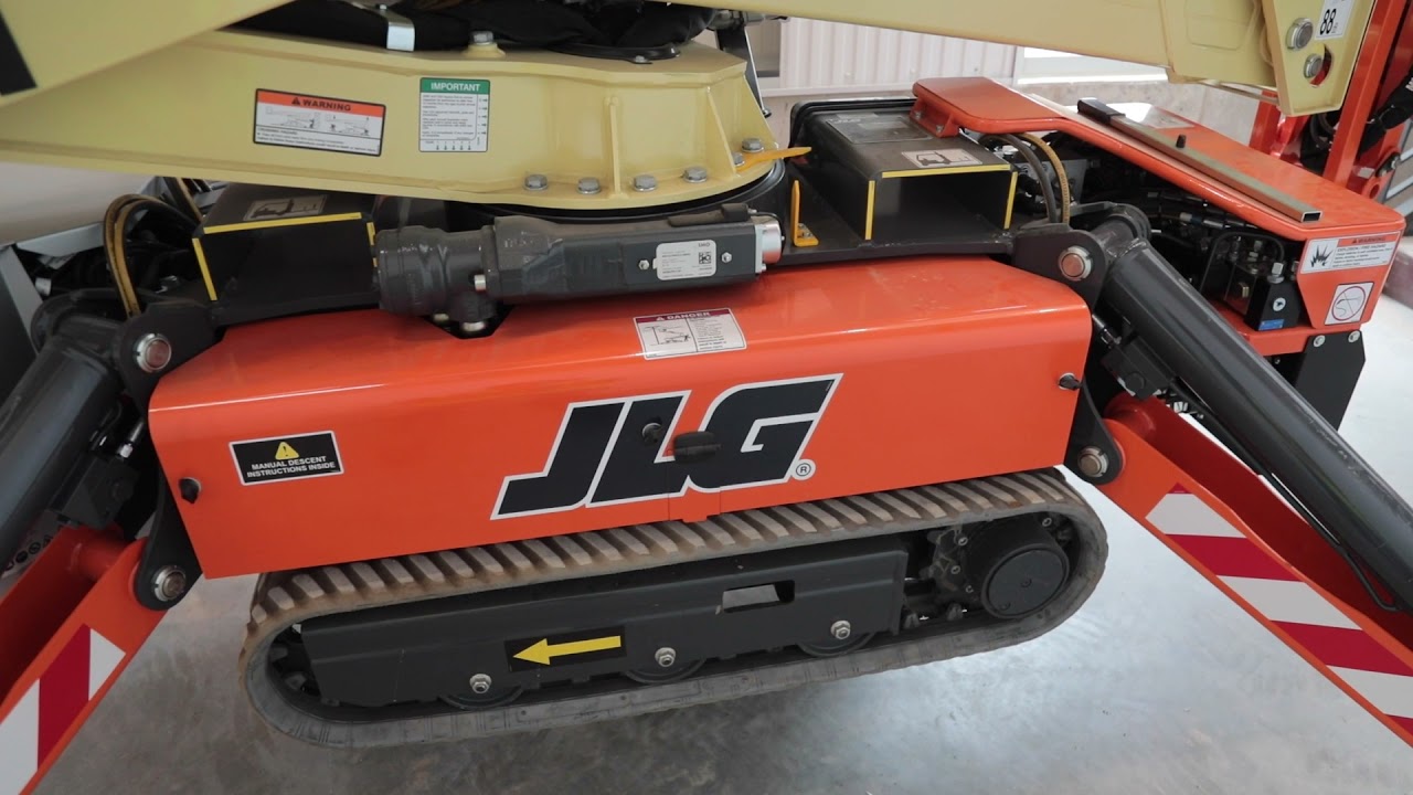 Compact Crawler Boom Lift - YouTube