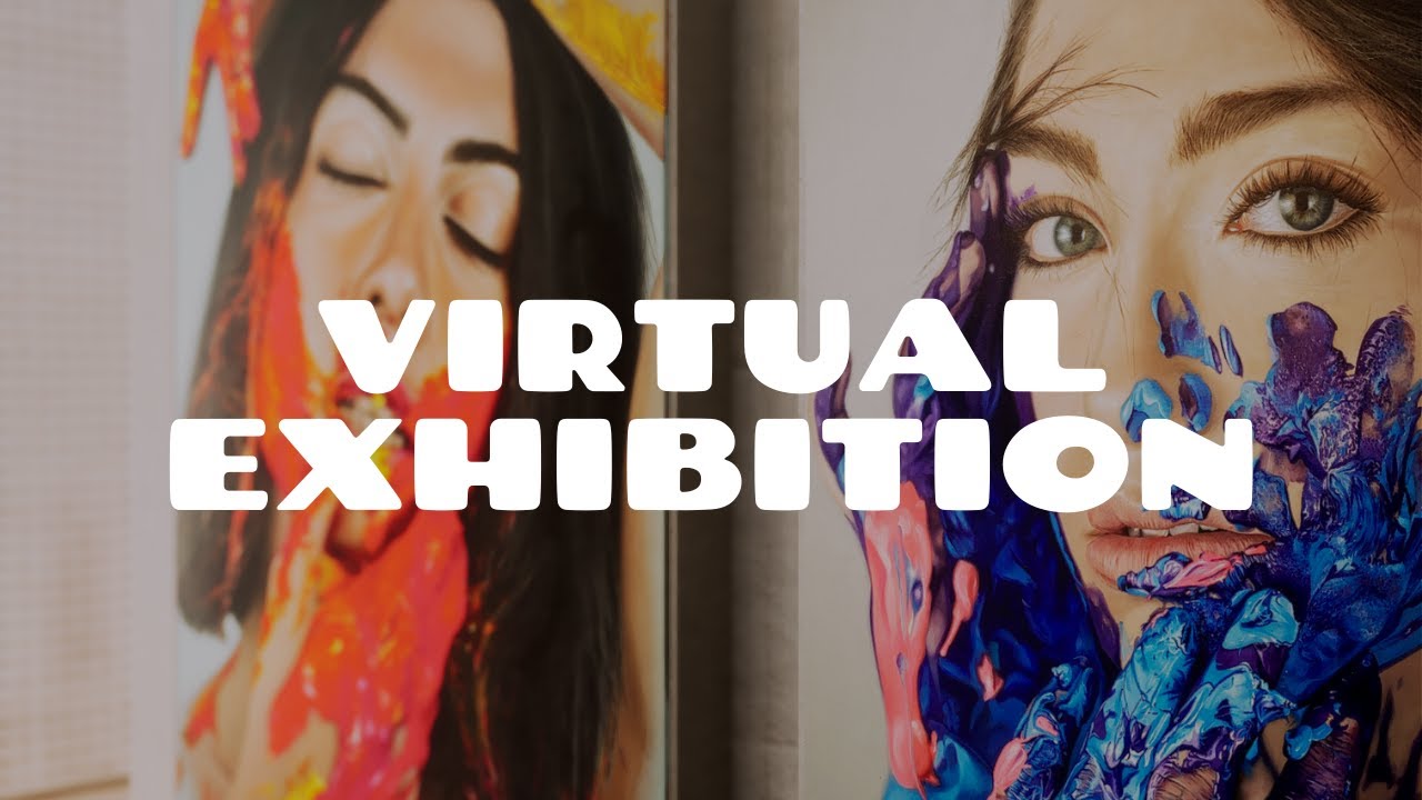 Virtual Exhibition of my Artworks, 3D Art Gallery - YouTube