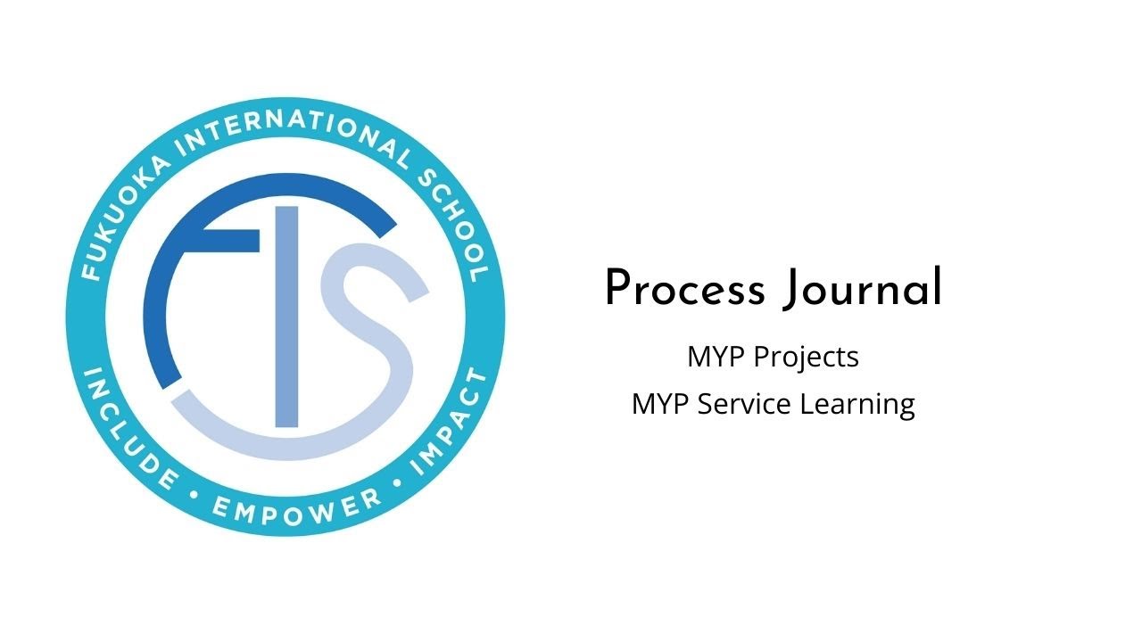 MYP Process Journal - YouTube