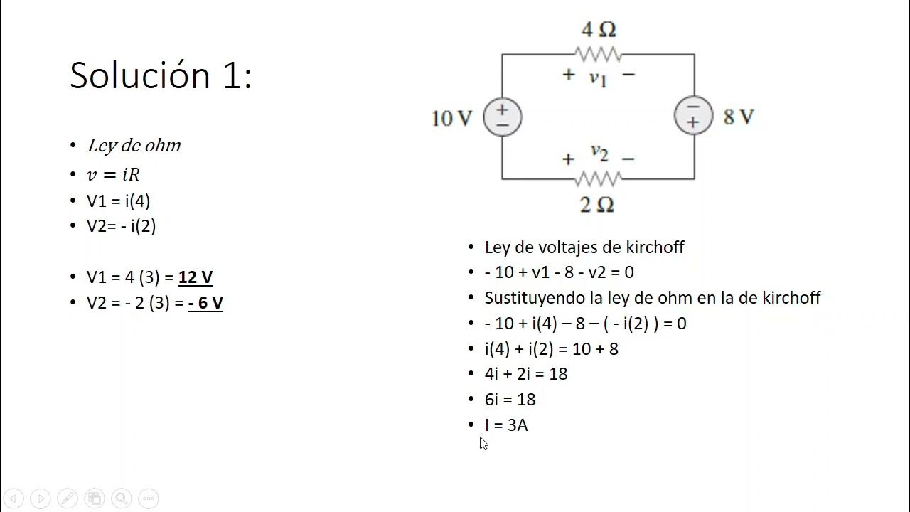 Ejercicios resueltos de las leyes de Kirchhoff - YouTube
